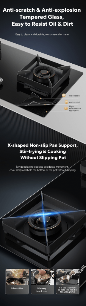 VATTI Flexi Hob C822G | Best Cooker Hob in Malaysia